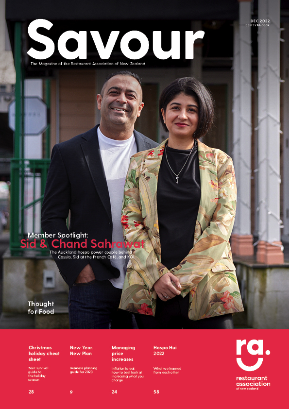Savour magazine - issue 22, December 2022 - Restaurant Association of ...